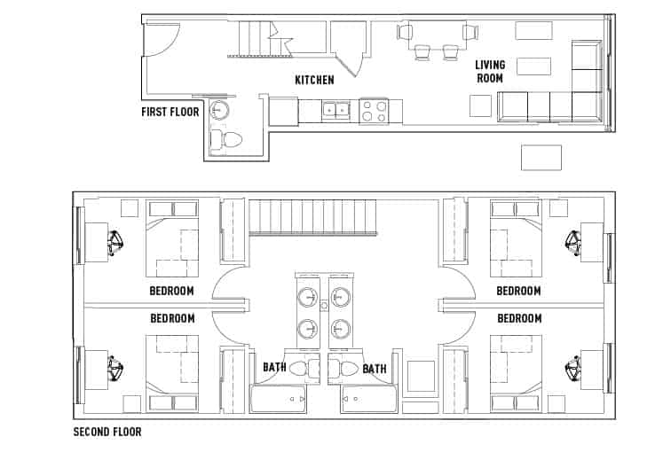 Chestnut Square Philadelphia PA Student Apartments | Amber