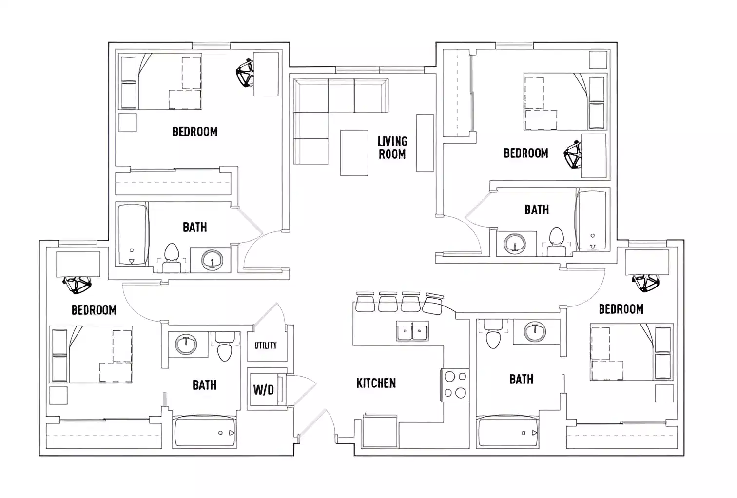 Currie Hall Student Apartments In Los Angeles, CA | Amber