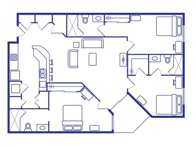 Alight Tempe Student Apartments, AZ | Amber