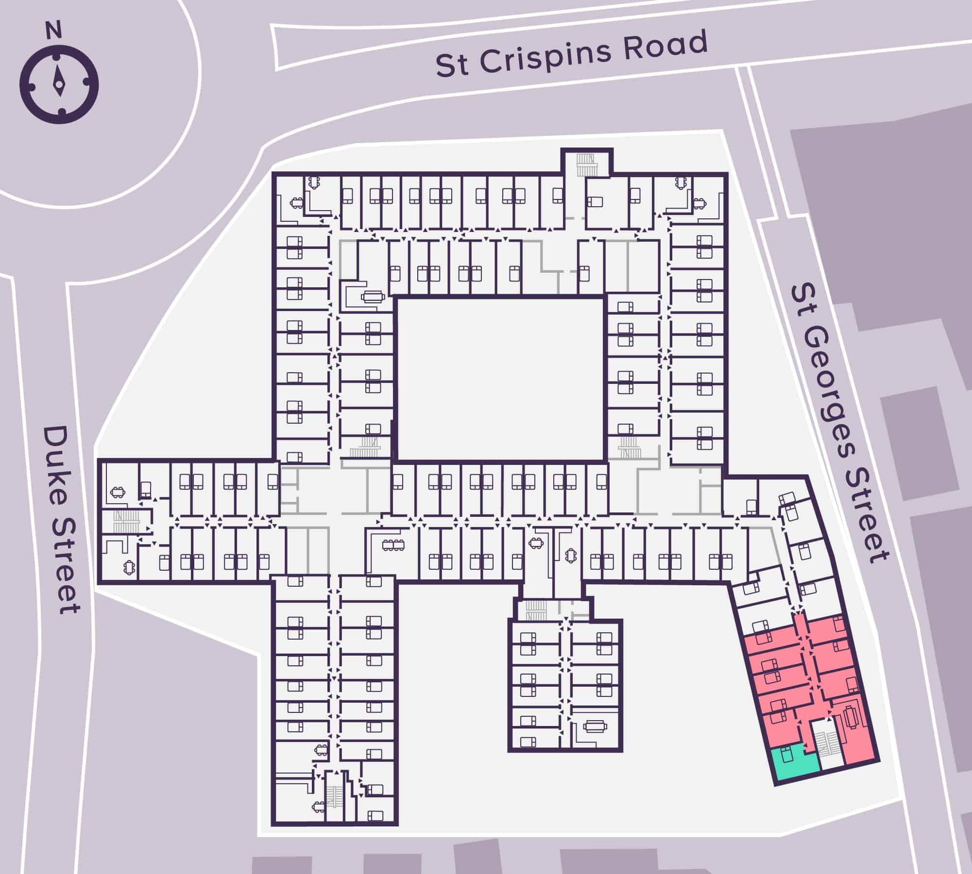 Yugo St. Crispin's House, Norwich Student Accommodation | Amber