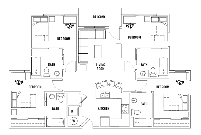 21Hundred at Overton Park | Lubbock Student Housing | Amber