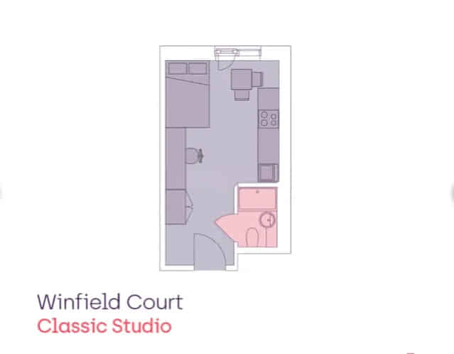 Winfield Court, Nottingham Student Accommodation | Amber